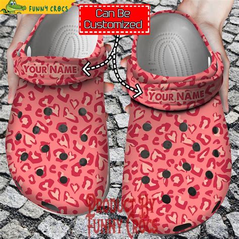 Personalized Heart Pattern Valentines Day Crocs Discover Comfort And
