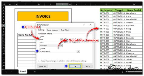 Cara Membuat Invoice Otomatis Di Excel
