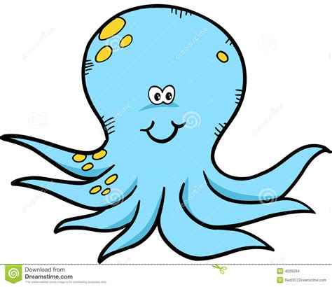 Octopus Clipart Vector Free