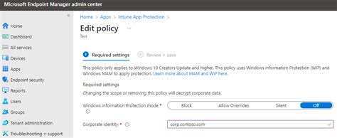 How To Disable Windows Information Protection Wip Windows Security