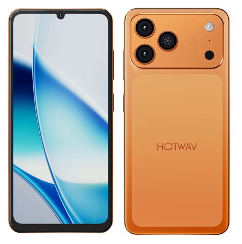 Telefon Mobil Hotwav A17 Pro Max Orange 4g 675 Ips 12gb Ram 3gb