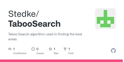 Github Stedketaboosearch Taboo Search Algorithm Used In Finding The