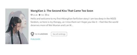 忘羡 Wangxian 1 The Second Kiss That Came Too Soon ᵉᵈⁱᵗᵉᵈ