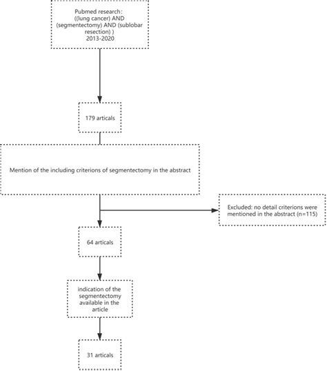 Identifying Lung Cancer Patients Suitable For Segmentectomy A Brief Review Pmc