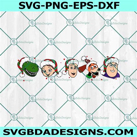 Toy Story Christmas Svg Toy Story Svg Buzz Lightyear Svg Svgbdadesigns