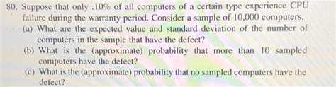 Solved Suppose That Only Of All Computers Of A Chegg