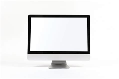 Professional Desktop Computer Mockup With High Tech Background 48629180