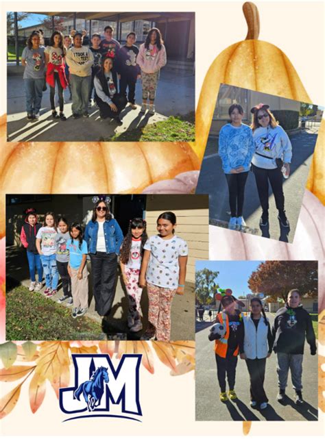Fall Spirit Week James Marshall Elementary School