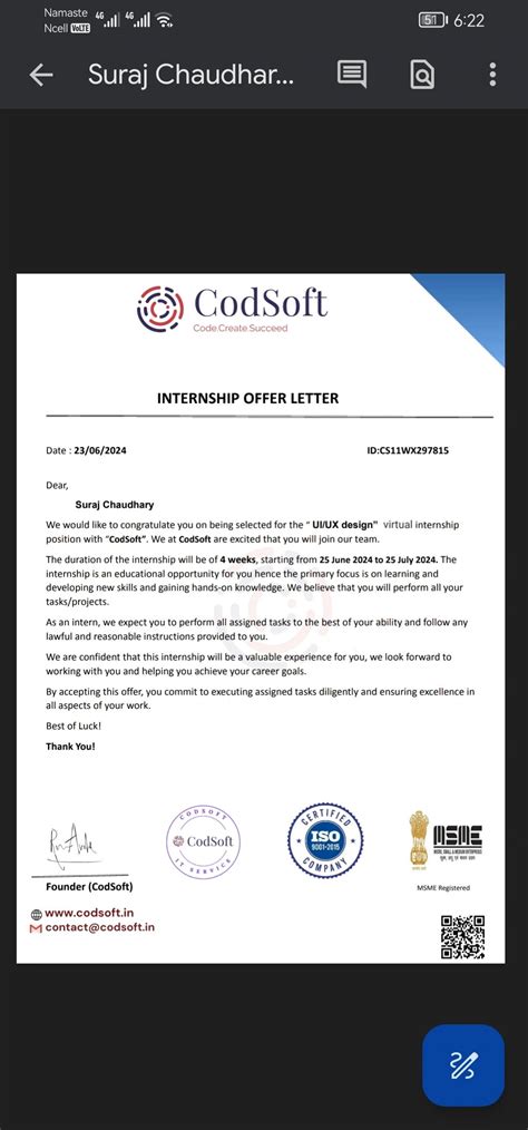 suraj chaudhary on linkedin codsoft