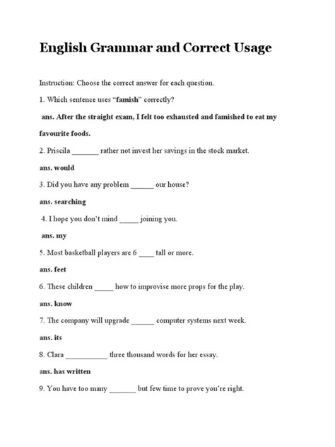 English Grammar And Correct Usage Pdf Pedagogy Constructivism