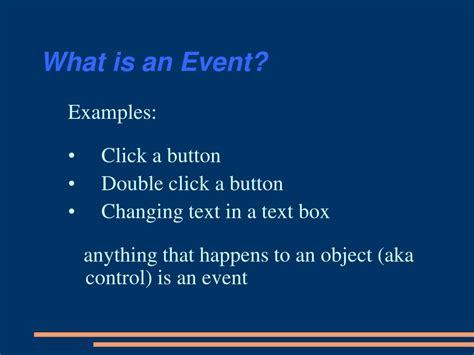 Ppt Csci110 Event Driven Programming With Visual Basic Powerpoint Presentation Id5576978