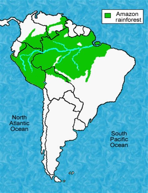 Amazon Rainforest Map In Brazil At Elaine Hudson Blog