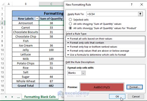 Pivot Table Conditional Formatting Based On Another Column