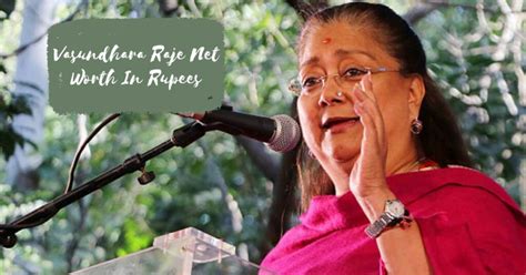 Vasundhara Raje Net Worth In Rupees What Is Her Financial Standing In The Political Arena