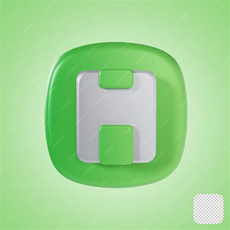 Premium Psd Save Mobile App 3d Icon