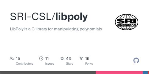 Github Sri Csllibpoly Libpoly Is A C Library For Manipulating Polynomials