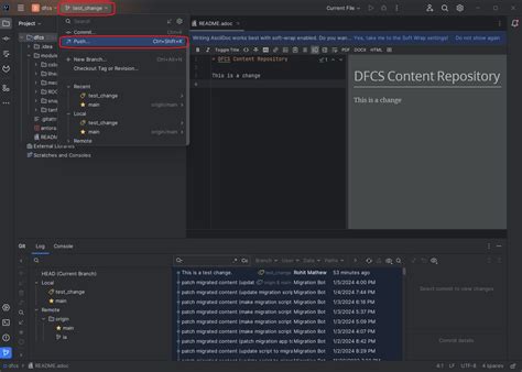Pushing Change And Opening Merge Requests Policy And Manual Management System PAMMS