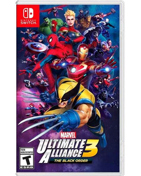Marvel Ultimate Alliance 3 The Black Order Nintendo Switch Game Cool