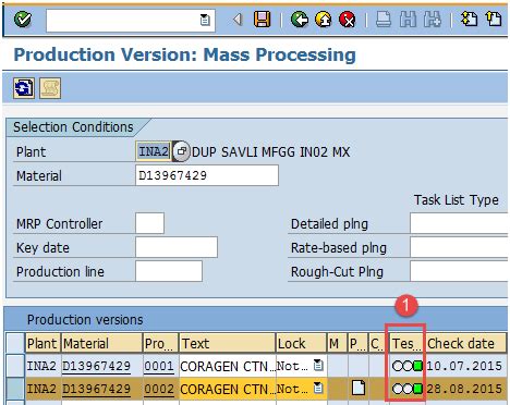 How To Create Production Version In SAP PP C223