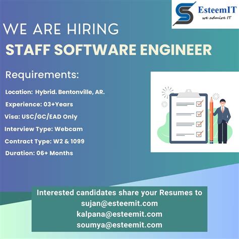 Esteemit On Linkedin Staffsoftwareengineer Softwareengineers