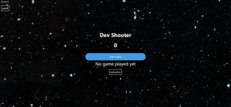 Github Mittal Dev Shooter Space Shooting Game