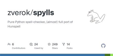 Spylls Pure Python Spell Checker Almost Full Port Of Hunspell R