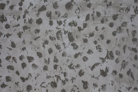 Gray Putty Design The Wall Of The House Background With A Fresh