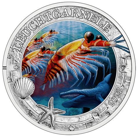 Австрия 3 евро (euro) 2023 "Легенды океана - Антарктический криль ...