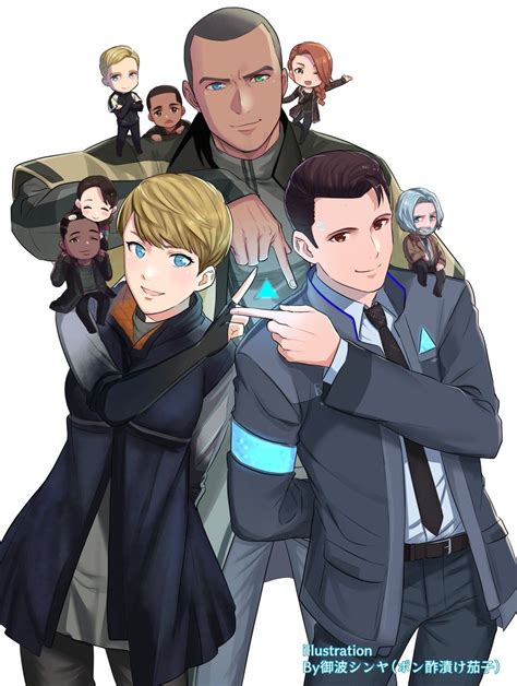 Detroit Become Human Dbh Connor And Co Detroit Become Human