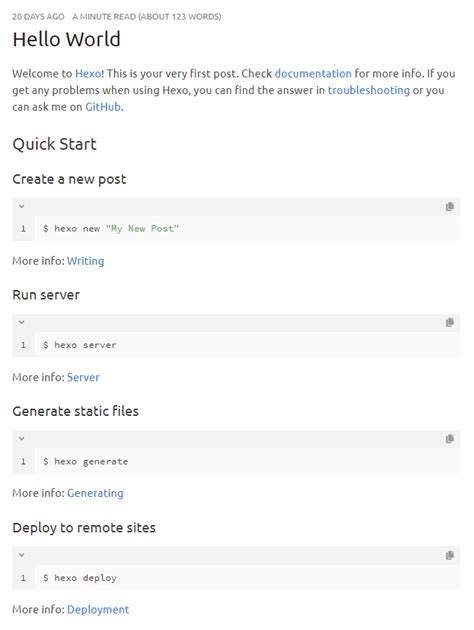 Hexo Markdown으로 Github Blog를 만들어보자 잡동사니