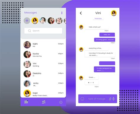 Chat Ui On Behance