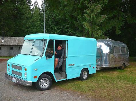 Vintage Step Van And Airstream Classic Trucks And Trailers