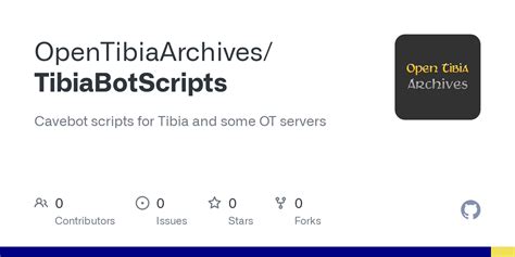 Github Opentibiaarchivestibiabotscripts Cavebot Scripts For Tibia And Some Ot Servers