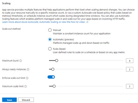 Automate Azure App Service Plan Scaling With Automatic Scaling