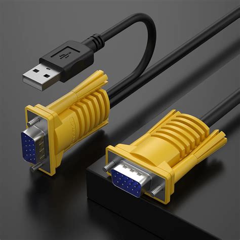 VGA KVM Cable USB VGA To VGA USB MT VIKI In KVM Cable For VGA KVM Switch M Ft BigaMart