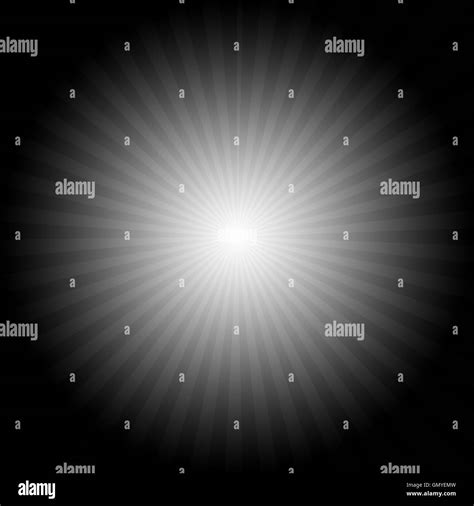Sunrise With Sunburst Black And White Stock Photos Images Alamy