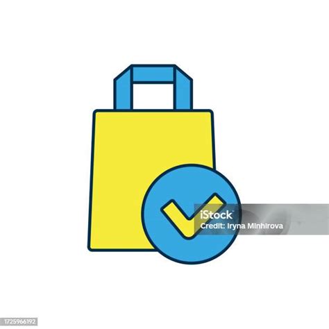 흰색 배경에 격리 된 채워진 윤곽 지 용지 쇼핑 백 아이콘 패키지 기호입니다 벡터 아이콘에 대한 스톡 벡터 아트 및 기타 이미지 아이콘 윤리적 소비 포장 Istock