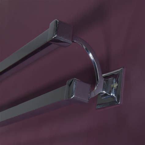 Wall Mounted Towel Rail 1930s Chromed Brass Edward Haes