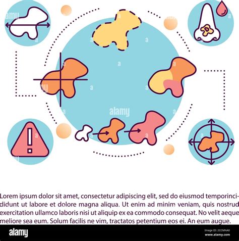 Melanoma Warning Signs Concept Icon With Text Stock Vector Image And Art