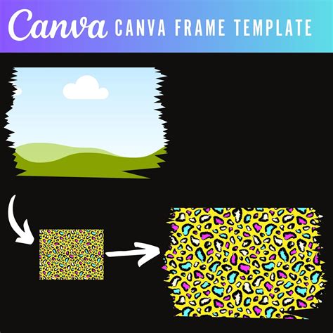 Canva Frames Templates Editable Canva Frames Abstract Pattern Canva