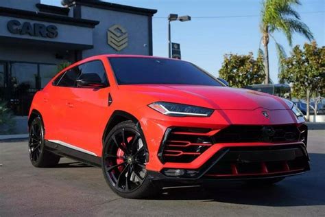 Used Red Lamborghini Urus For Sale Cargurus