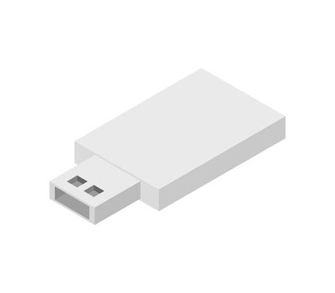 Premium Vector Isometric Usb Drive