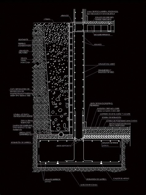 Cmu Wall Details Exterior Finish Cad Files Dwg Files
