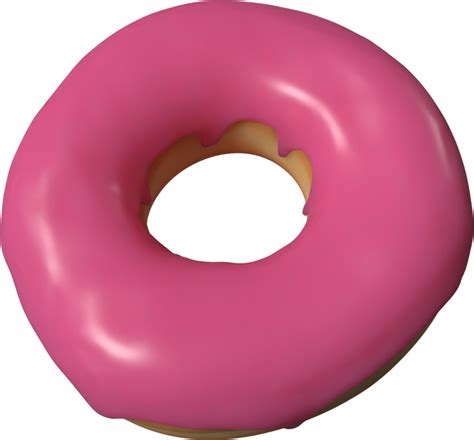 Pink Donut 3d Illustration 10286246 Png