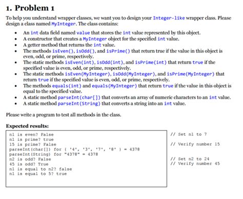 Solved To Help You Understand Wrapper Classes We Want You
