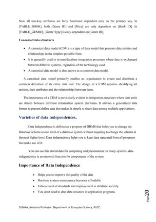 Unit 2 Rdbms Study Material PDF