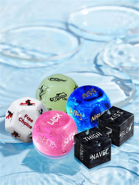 6pcs Sexual Dice Games Funny Gag T With Sexual Postures Luminescent Party Sex Toys Glow In