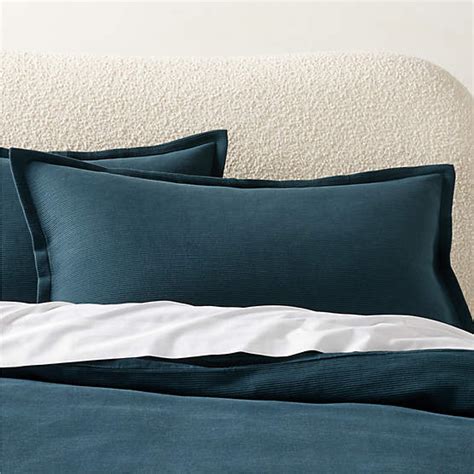 Saracino Silk Green Standard Pillow Shams Set Of 2 Cb2