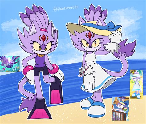 Blaze The Cat Outfits 11 By Flameheart87 On Deviantart