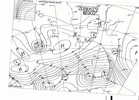 Weather Sa Synoptic Chart Ponasa